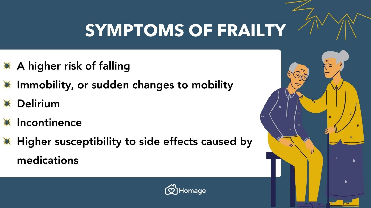 Frailty 101: Symptoms, Causes, Diagnosis & Management - Homage Malaysia